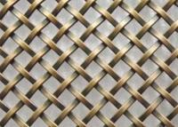 China Stainless Steel 304 Decorative Metal Mesh Sheets Woven Waterproof for sale