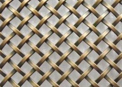 China Stainless Steel 304 Decorative Metal Mesh Sheets Woven Waterproof for sale