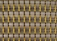 China Cabinet Yellow Decoration Wire Mesh Ss304 Decorative Steel Mesh Fencing Panels for sale