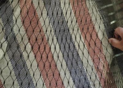 China 20*20mm Knotted Wire Rope Mesh 1.5mm Steel Rope Net For Zoo Mesh for sale