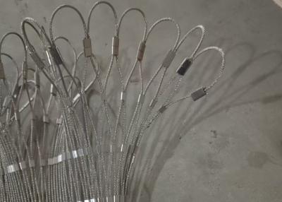 China 2mm stainless steel cable mesh 40mm For Shopping Mall Safety Fence for sale