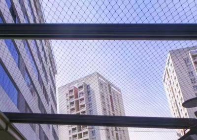 China Rust Resistance AISI316 Wire Rope Steel Cable Mesh Fence For School Safety Construction Projects for sale