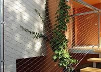 China Stainless Steel 316 Wire Rope Mesh  75mm For Protection Net Plant Climbing Net for sale