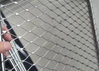 China Ferrule 304 Stainless Steel Wire Rope Mesh Net For Zoo Aviary Safety Fencing for sale