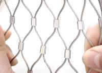 China 316 Stainless Steel  Wire Rope Mesh For Animal Cage Bird And Garden Netting for sale