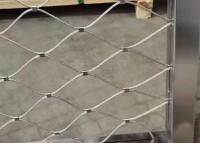 China 304 Stainless Steel Rope Net Cable Mesh 75mm Diamond For Climbing Net for sale