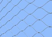 China Flexible 304 Stainless Steel Wire Rope Mesh with 40mm Mesh Size for Gardens and Protection for sale