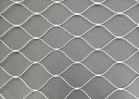 China SS304 Stainless Steel Rope Mesh 30mm Diamond for Zoo Enclosures for sale