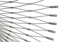 China Stainless Steel Wire Rope Netting  for Balcony Stair Fall Protection Fencing for sale