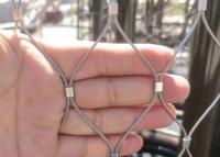 China Stainless 304 Wire Rope Mesh Steel Cable Netting For Climbing Vines 2.4mm for sale