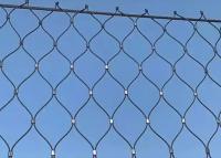 China Flexible 304 Stainless Steel Wire Rope Mesh with 2mm Wire Diameter and 40mm Mesh Size for Zoo and Aviary Enclosures for sale