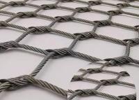 China 52mm 7*19 Silver Stainless Steel Wire Rope Mesh for Zoo Rope Netting for sale