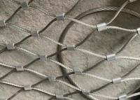 China Stainless Steel 316 Cable Rope Mesh 1.6mm for Safety Fence for sale