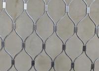 China 2.5mm SS 316 Wire Rope Mesh For Zoo Enclosures 15m X 5m for sale
