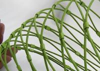 China 3mm AISI316 Stainless Steel Wire Rope Mesh with 25mm Mesh Size for Aviary and Protective Fencing for sale