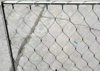 China 2mm stainless steel cable mesh with 40mm mesh size made from aisi304 or 316 for safety fences for sale