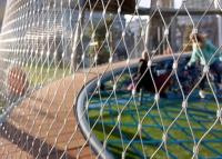 China 3.0mm Rope Wire Mesh Net Stainless Steel Wire Rope Mesh For Climbing Plants for sale