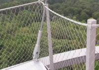 China 40*40mm Rope Net Fence For Tiger Enclosure And Animal Aviary Protective Use for sale
