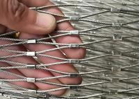 China Stainless Steel 316 Wire Rope Netting Mesh 32mm Buckle Type Fencing for sale