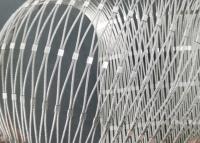 China 316 Stainless Steel Wire Rope Mesh 45mm For Balcony Protection for sale