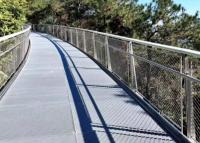 China Aisi 304 Stainless Steel Cable Mesh Lightweight Fence For Fall Prevention for sale