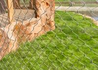 China SS304 Stainless Steel Rope Mesh 30mm Diamond for Zoo Enclosures for sale