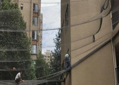 China Stainless 304 Rope Mesh Custom Safety Steel Cable Netting 1m To 8m Width For Fencing for sale