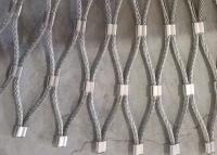 China 1.2mm 7*19 SS 316 Ferrule Connected Wire Rope Mesh for Anti-drop Fence for sale