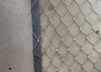 China 17mm*17mm 7*19 Stainless Steel Cable Mesh Aviary Rope Netting with No Surface Treatment for sale