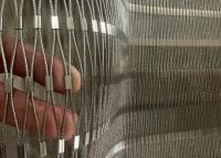 China 10*10mm Ferrule Connected Wire Rope Mesh Stainless Steel Cable Netting for Decoration for sale