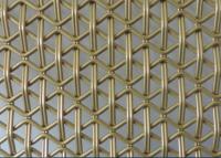 China Stainless Steel 316 Decoration Wire Mesh with 1.5mm Wire Diameter and Customized Color for Inner Decoration for sale