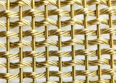 China Stainless Steel 316 Decoration Wire Mesh with 1.5mm Wire Diameter and Customized Color for Inner Decoration for sale