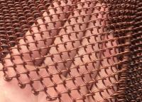 China 7mm*7mm Mesh Size Decorative Wire Mesh with Low Maintenance and Eco-friendly Stainless Steel Gold Chain Link for sale