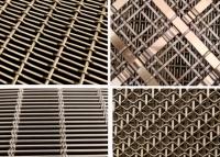 China 50% Open Area 7kgs/sqm Weight 3.2mm Thickness Decoration Wire Mesh for Interior and Exterior Decoration for sale