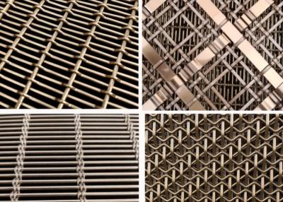 China 50% Open Area 7kgs/sqm Weight 3.2mm Thickness Decoration Wire Mesh for Interior and Exterior Decoration for sale