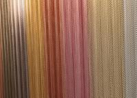 China 6mm*6mm Yellow Decoration Wire Mesh with Chain Link Weaving for Architectural Design for sale