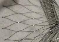 China 316 Rope Net Fence With 25mm Wire Stainless Steel Cable Mesh For Avairy Fence for sale