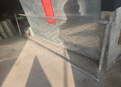 China AISI 316 Stainless Steel Cable Mesh with 50mm Mesh Size and High Strength for Zoo Animal Enclosures for sale