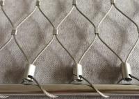 China Stainless Steel Cable Rope Mesh Flexible Weaving Technology For Zoo Bird Netting for sale