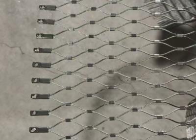 China 304 Flexible Stainless Steel Rope Mesh For Industrial Fencing Security Wall for sale