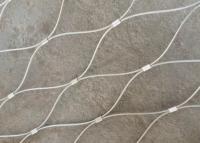 China Flexible Stainless Steel Woven Wire Rope Mesh  for Stair Railing Aviary Fence for sale