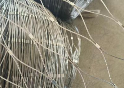 China Anti-Falling Flexible 304 Stainless Steel Wire Rope Mesh for Security Protection Fence for sale