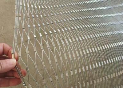 China SS304 2.0mm Stainless Steel Wire Rope Mesh for Playground Fence for sale