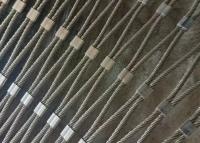 China Stainless Steel Wire Rope Mesh  For Zoo Animal Enclosure And Garden Protection for sale