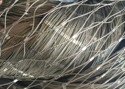 China Stainless Steel Wire Rope Mesh Net For Zoo Bird Parrot Aviary Safety Fencing for sale