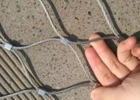 China Stainless Steel Wire Rope Cable Mesh Flexible Woven Fence For Farm And Zoo Fence for sale