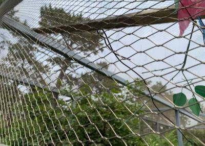 China 316 Flexible Stainless Steel Wire Rope Mesh Netfor Plant Green Climbing for sale
