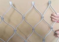 China Customized  Stainless Steel Rope Netting High Breaking Strength Safety Mesh for sale