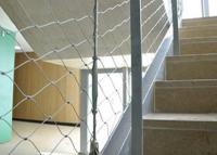 China SS304 2mm Stainless Steel Rope Mesh Supplier For Staircase Protection Fencing for sale