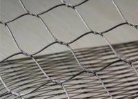 China Hand Woven Stainless Steel Cable Mesh Durable Safety Net with 55mm Mesh Size for Zoo Enclosure for sale